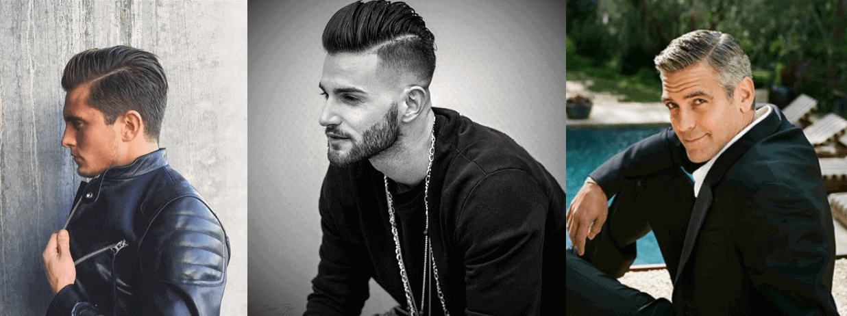 Haartrend voor mannen: kapsel met strakke zijkant, lange bovenkant